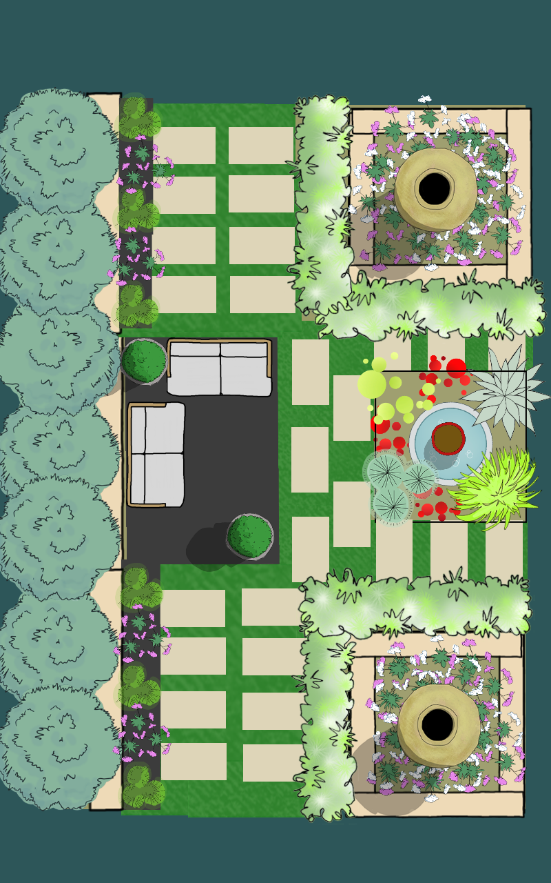 a Few more Garden Design Patterns for Courtyard area | Chris Meyer ...